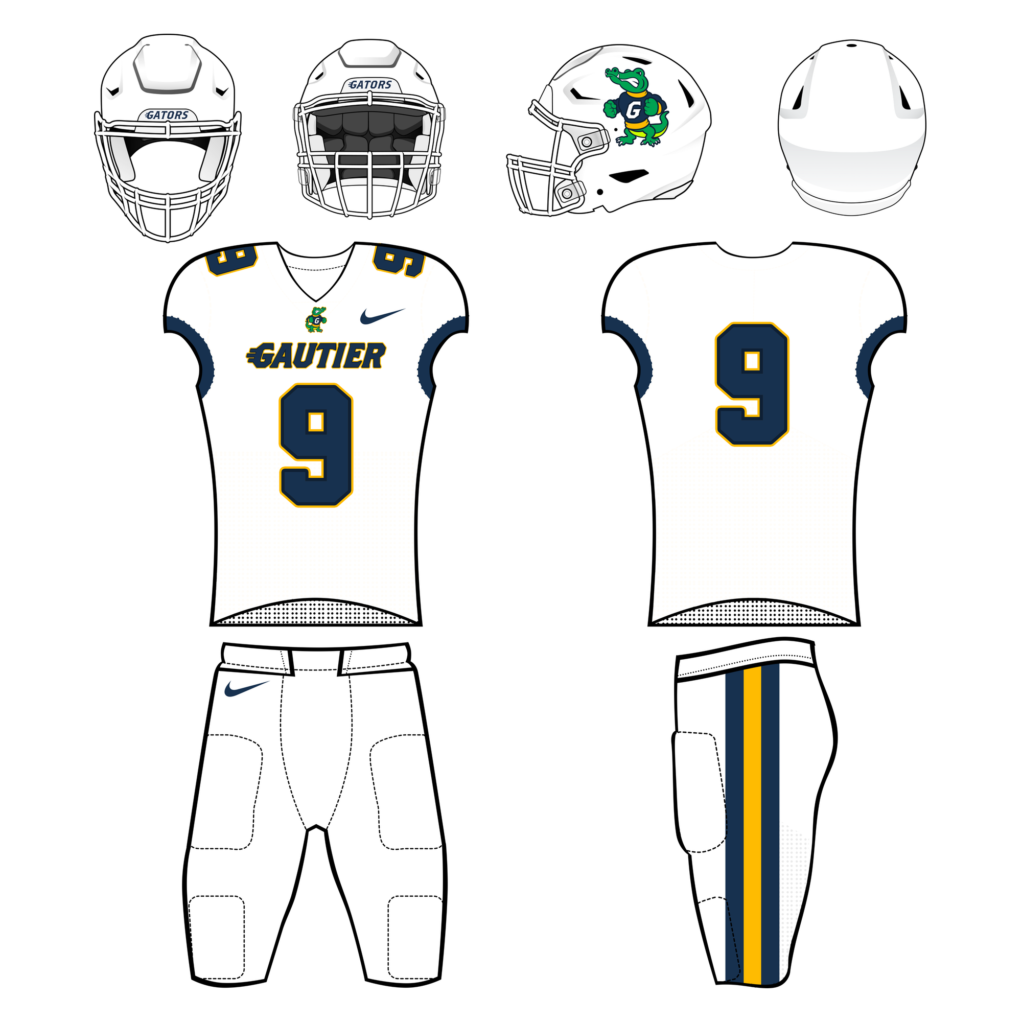 High School Redesign: The Gators - Concepts - Chris Creamer's Sports ...