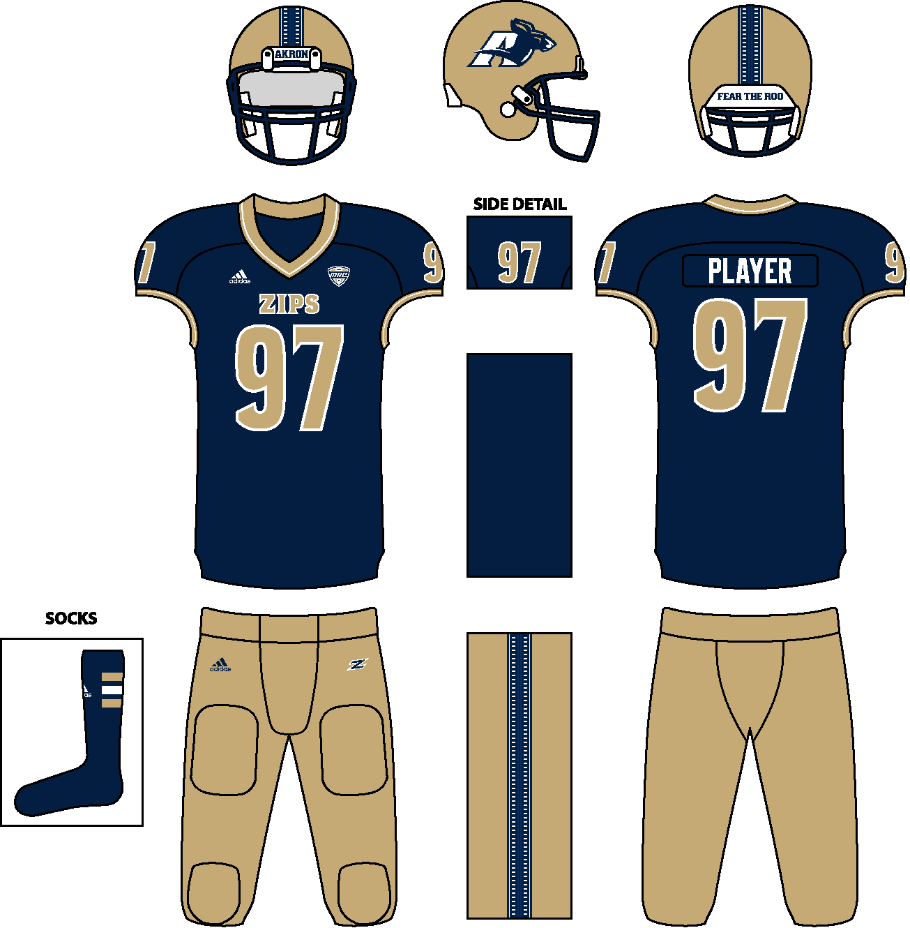 NCAA Division I FBS Concept Uniforms (Done in Paint) - Page 11 ...