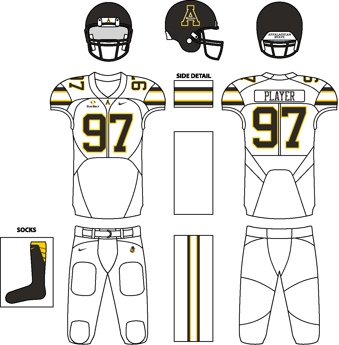 NCAA Division I FBS Concept Uniforms (Done in Paint) - Page 14 ...