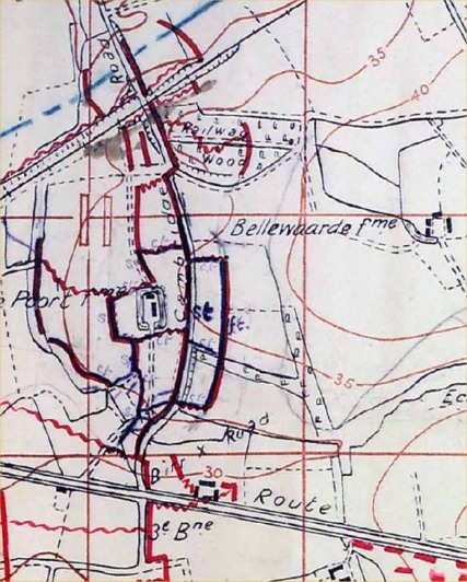 trench map hooge 1/10,000 - Other Great War Chat - The Great War (1914 ...