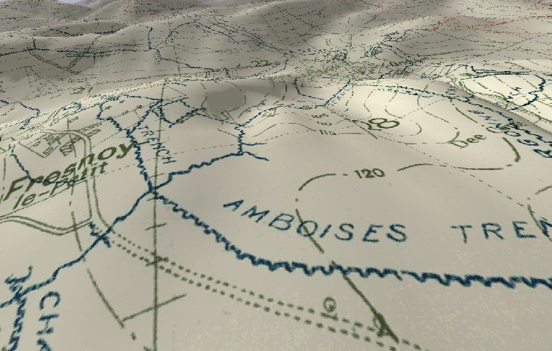 Contur Trench Map St Quentin - Printed and Physical Documents - The ...
