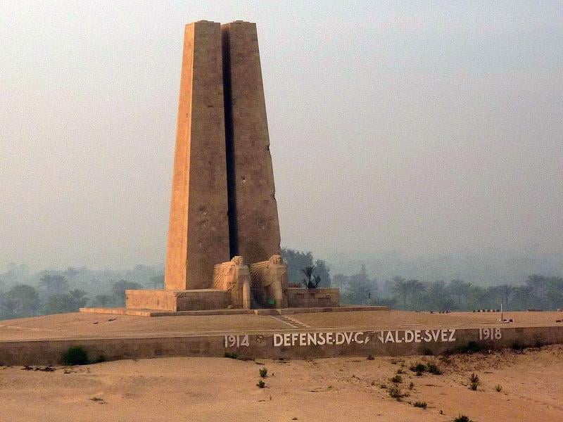 Suez Canal memorial - Middle East & North Africa - The Great War (1914 ...
