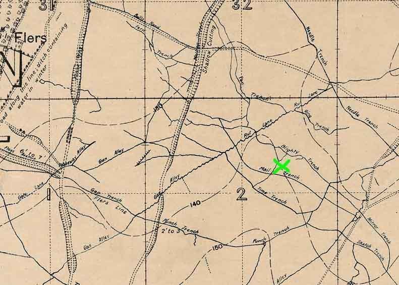 Where is this map reference? - Cemeteries and memorials - The Great War ...