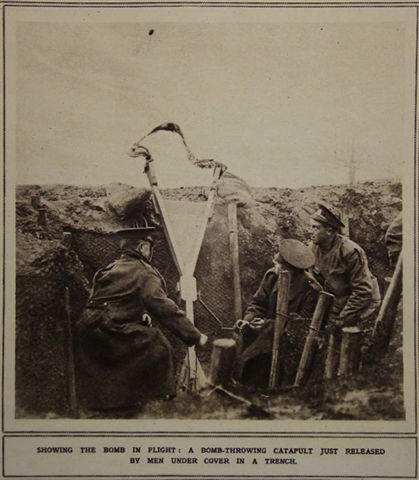 Leach Trench Catapult - Arms and other weapons - The Great War (1914 ...