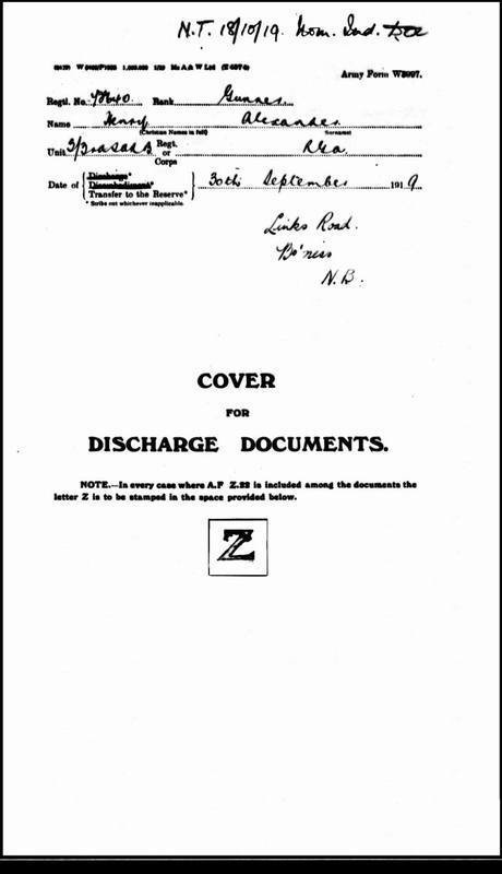 Service Record - Soldiers and their units - The Great War (1914-1918) Forum