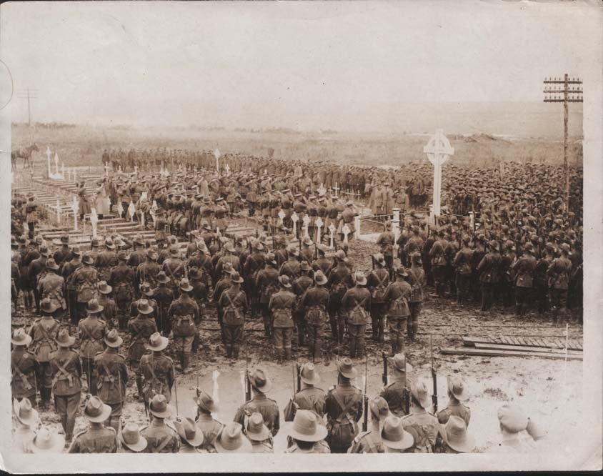 Unveiling of memorial to 1st Australian Division. - Soldiers and their ...