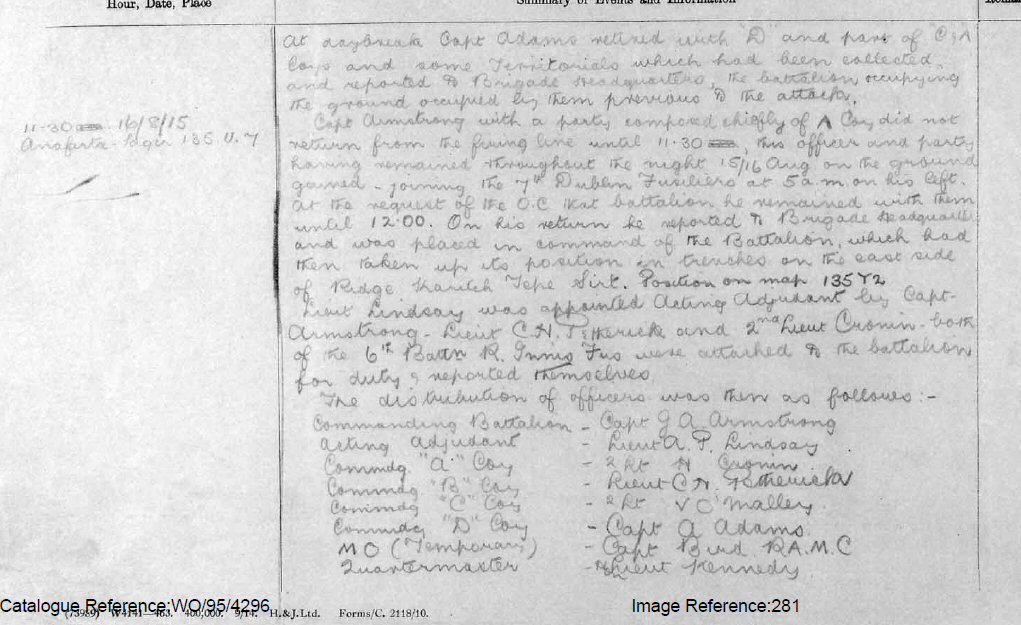 royal inniskilling fusiliers - Soldiers and their units - The Great War ...