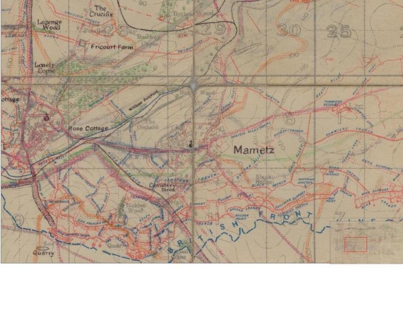 Mametz Artillery Positions - Battlefields - visiting and protecting ...