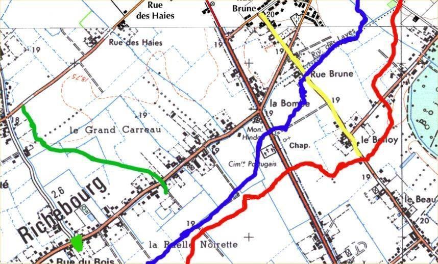 Trench Maps in the Richebourg St. Vaast area - The Western Front - The ...