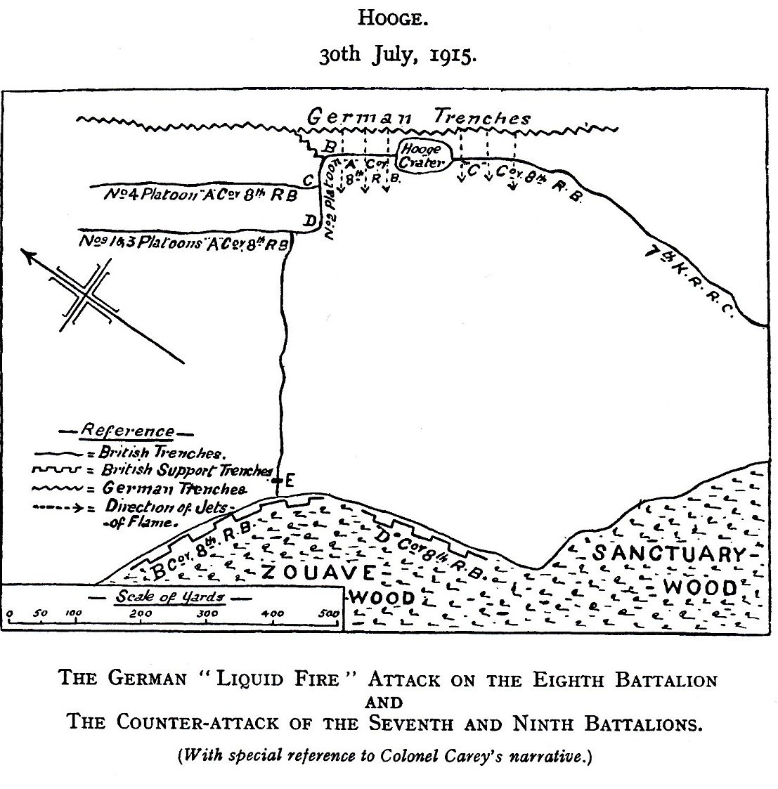 Hooge crater trench map July 1915 - Maps - The Great War (1914-1918) Forum