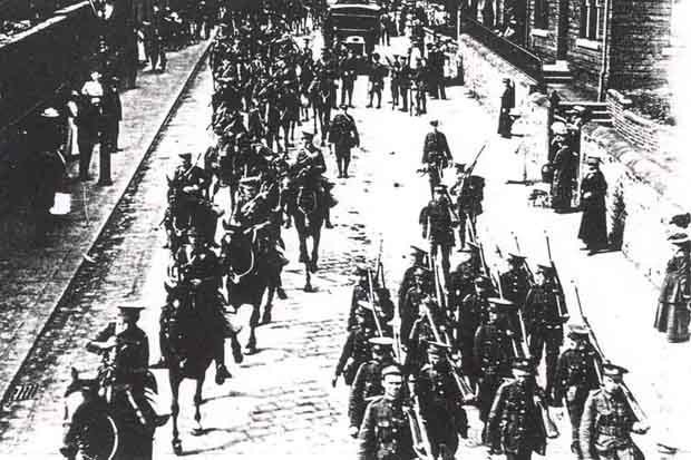 Marching order of an infantry battalion - Soldiers and their units ...