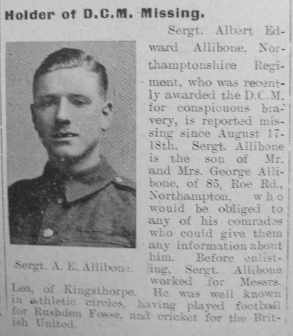 Remembering Edwin Harper (6th Northants) - Soldiers and their units ...