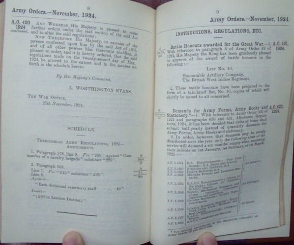 Army Orders - Other Great War Chat - The Great War (1914-1918) Forum