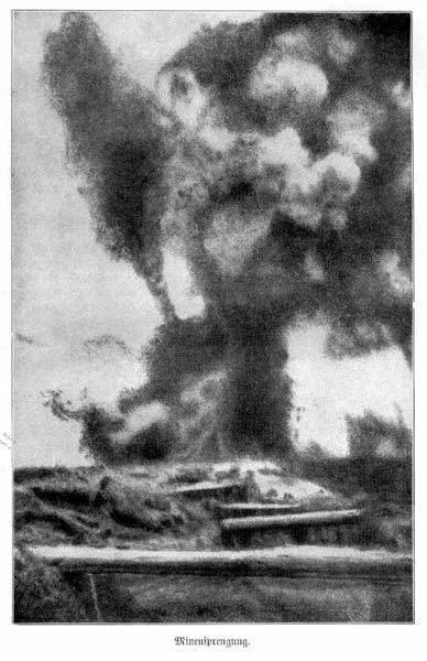 Photographs of Messines Mine Explosions - The Western Front - The Great ...