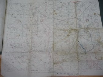 1917 Passchendaele Map - The Western Front - The Great War (1914-1918 ...