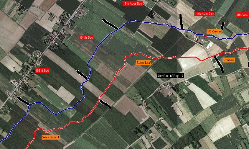 Map of the Sugar Loaf Salient - The Western Front - The Great War (1914 ...