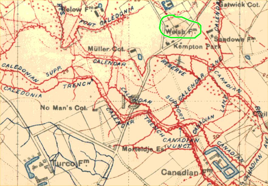 Welsh Farm - Maps - The Great War (1914-1918) Forum