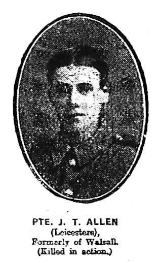 J. Allen - Soldiers and their units - The Great War (1914-1918) Forum