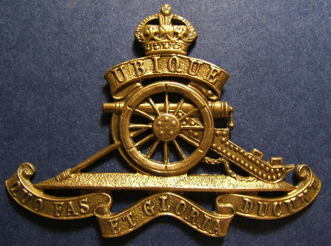 RFA, Cap Badge - Uniforms,Cap Badges and Insignia - The Great War (1914 ...