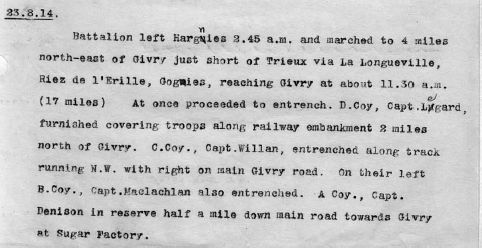 2nd Battalion King's Royal Rifle Corps, 1914 Aug 23 - Soldiers and ...
