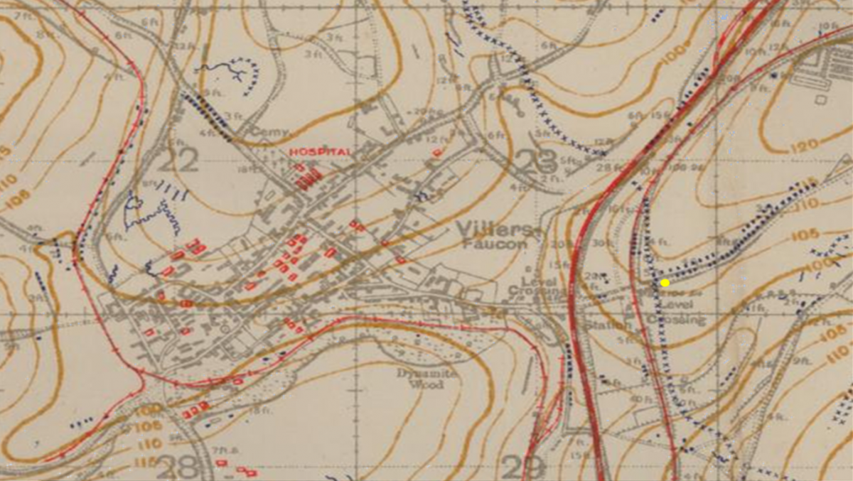 Help with interpreting symbols on a trench map - The Western Front ...