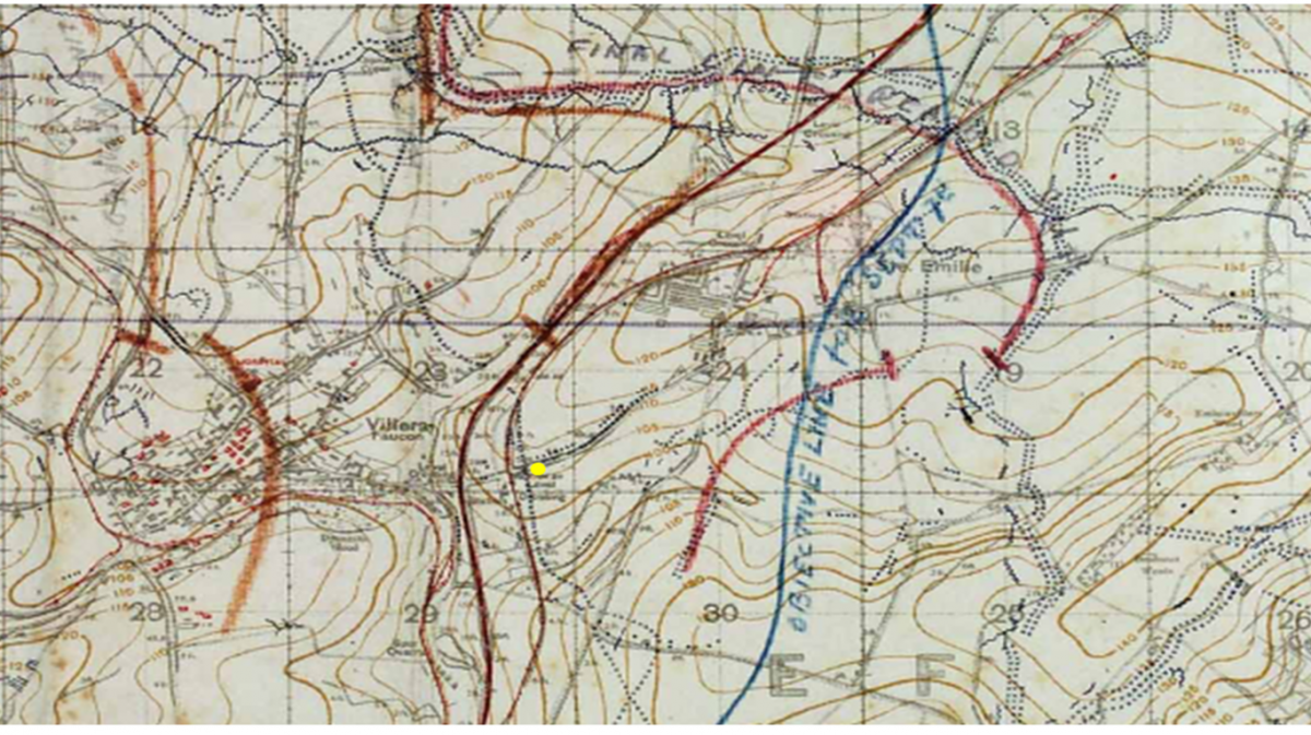 Help with interpreting symbols on a trench map - The Western Front ...
