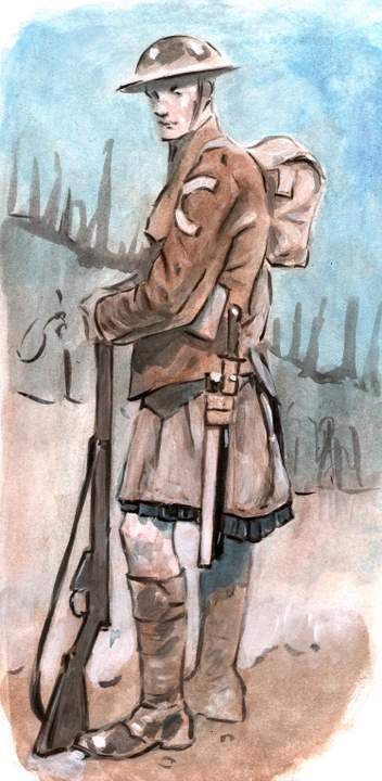 Highlander Acrylic - The Culture Pages - The Great War (1914-1918) Forum