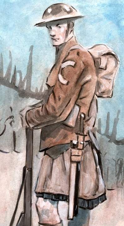 Highlander Acrylic - The Culture Pages - The Great War (1914-1918) Forum
