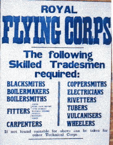 RFC Ground Trades - Air personnel and the war in the air - The Great ...