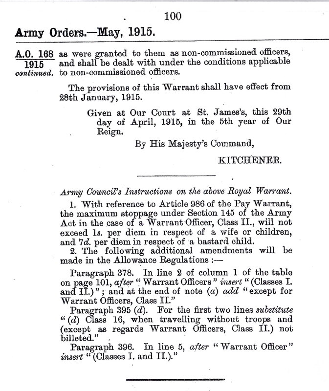 Army Order's needed = please - Soldiers and their units - The Great War ...
