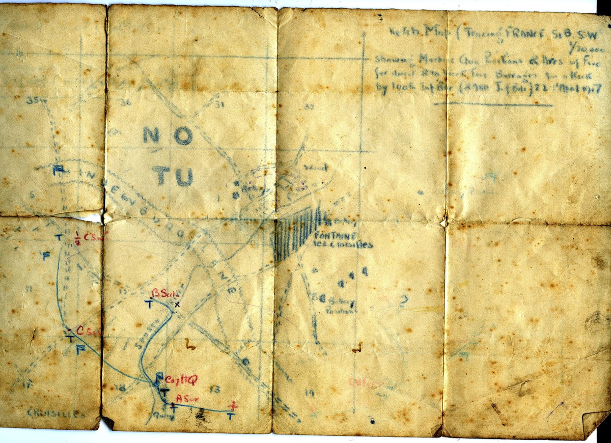 Maps for Fontaine 1917 - Maps - The Great War (1914-1918) Forum