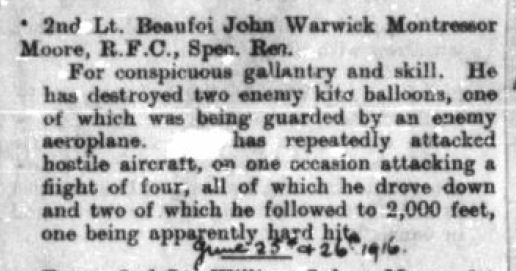 CLACY WILLIAM PATRICK MAY, RFC/RAF, ex 4RIR - Air personnel and the war ...
