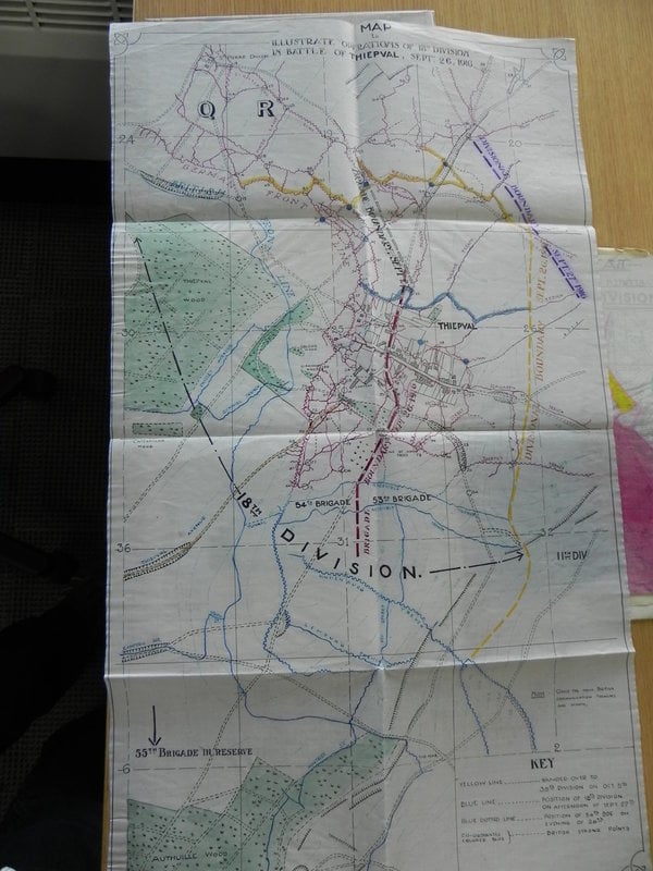 Map wanted Thiepval 26 September 1916 - Maps - The Great War (1914-1918 ...