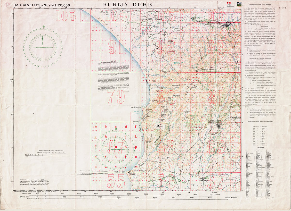 Gallipoli Trench Maps - Maps - The Great War (1914-1918) Forum