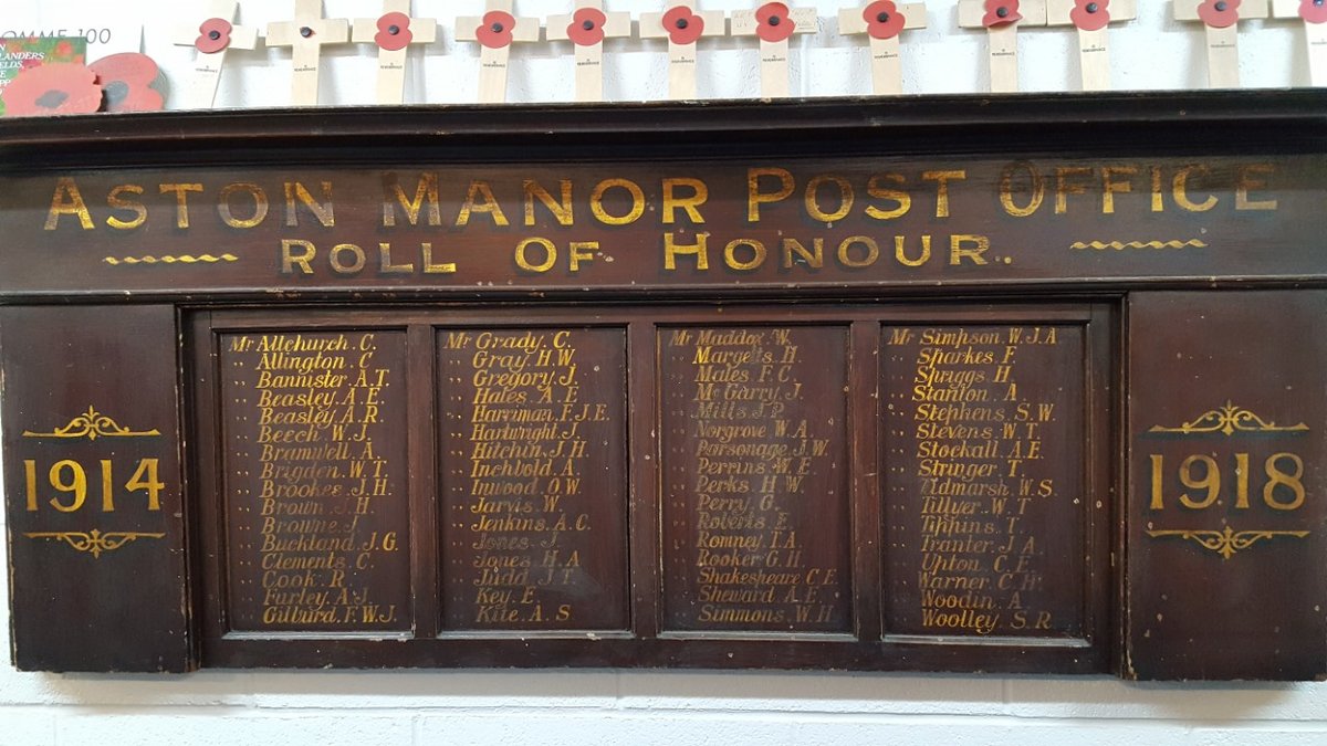 Birmingham Head Post Office War Memorial/Tablets - Cemeteries and ...