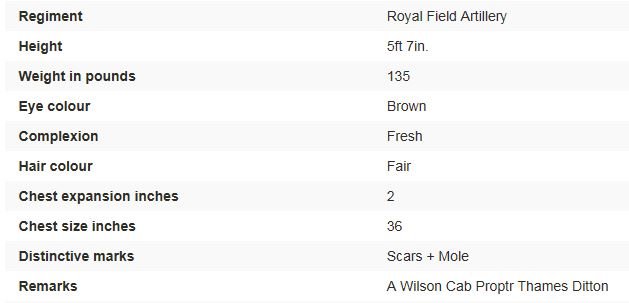 Identifying A. R. Wilson - Soldiers and their units - The Great War ...