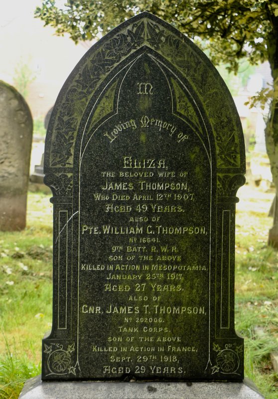 202006 James Thomas Thompson, Tank Corps - Soldiers and their units ...