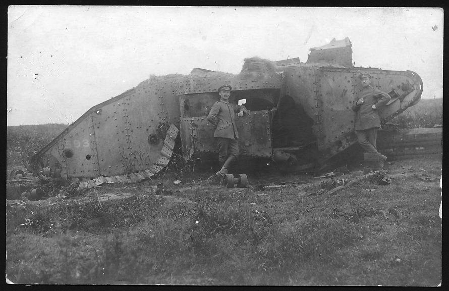 Tank depicted on map - Other Equipment - The Great War (1914-1918) Forum