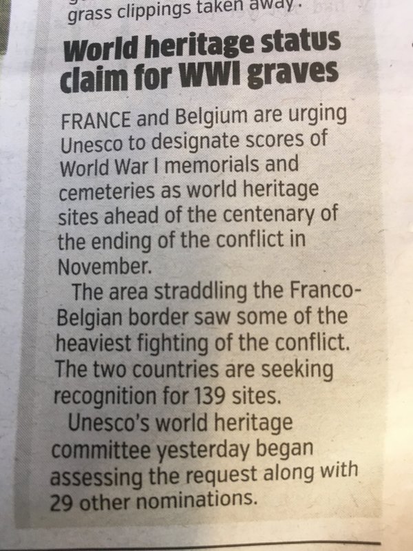 World Heritage Sites - Western front - Cemeteries and memorials - The ...
