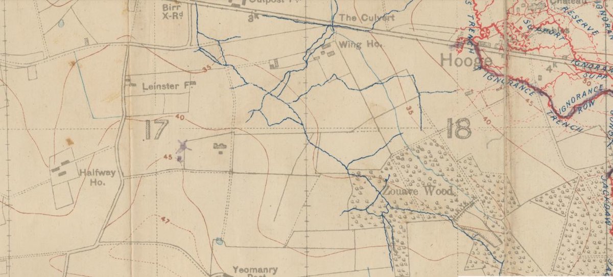 Trench map around Hooge in September 1915 - Documents - Requests and ...
