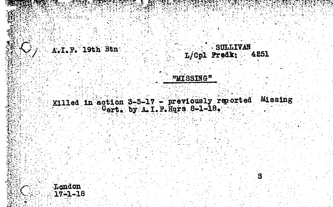 A/Sgt Frederick Sullivan DCM (recommended for the VC) - Soldiers and ...