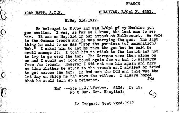 A/Sgt Frederick Sullivan DCM (recommended for the VC) - Soldiers and ...
