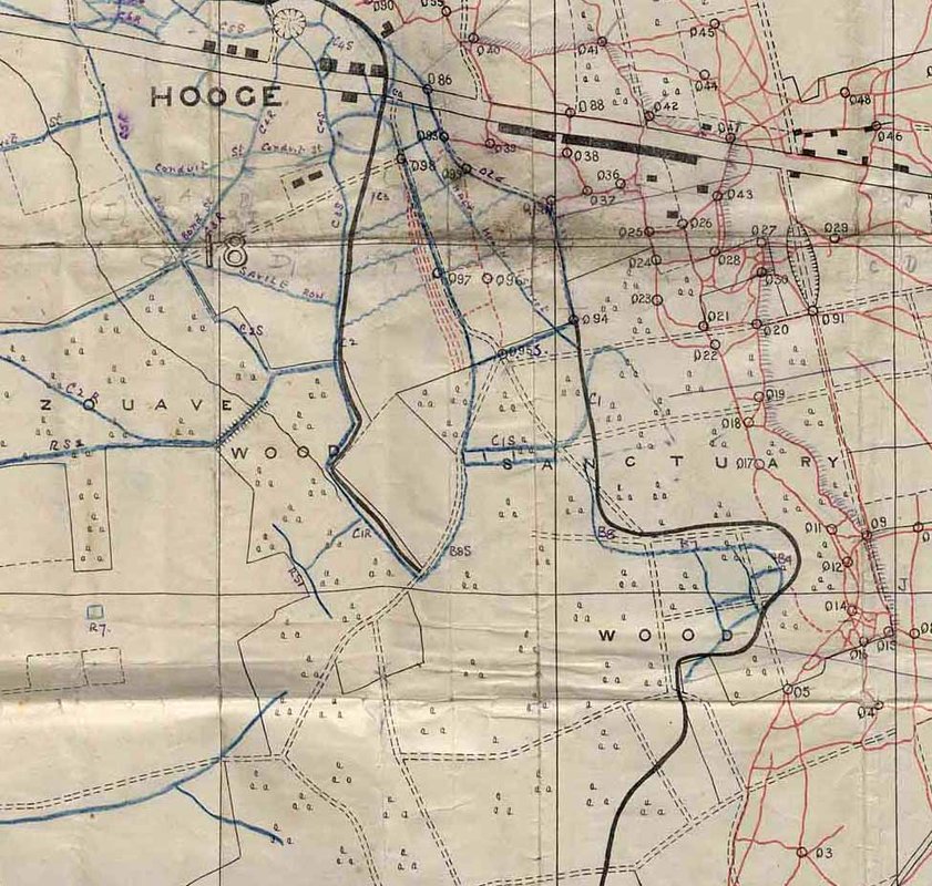 Hooge - B series Trenches - The Western Front - The Great War (1914 ...
