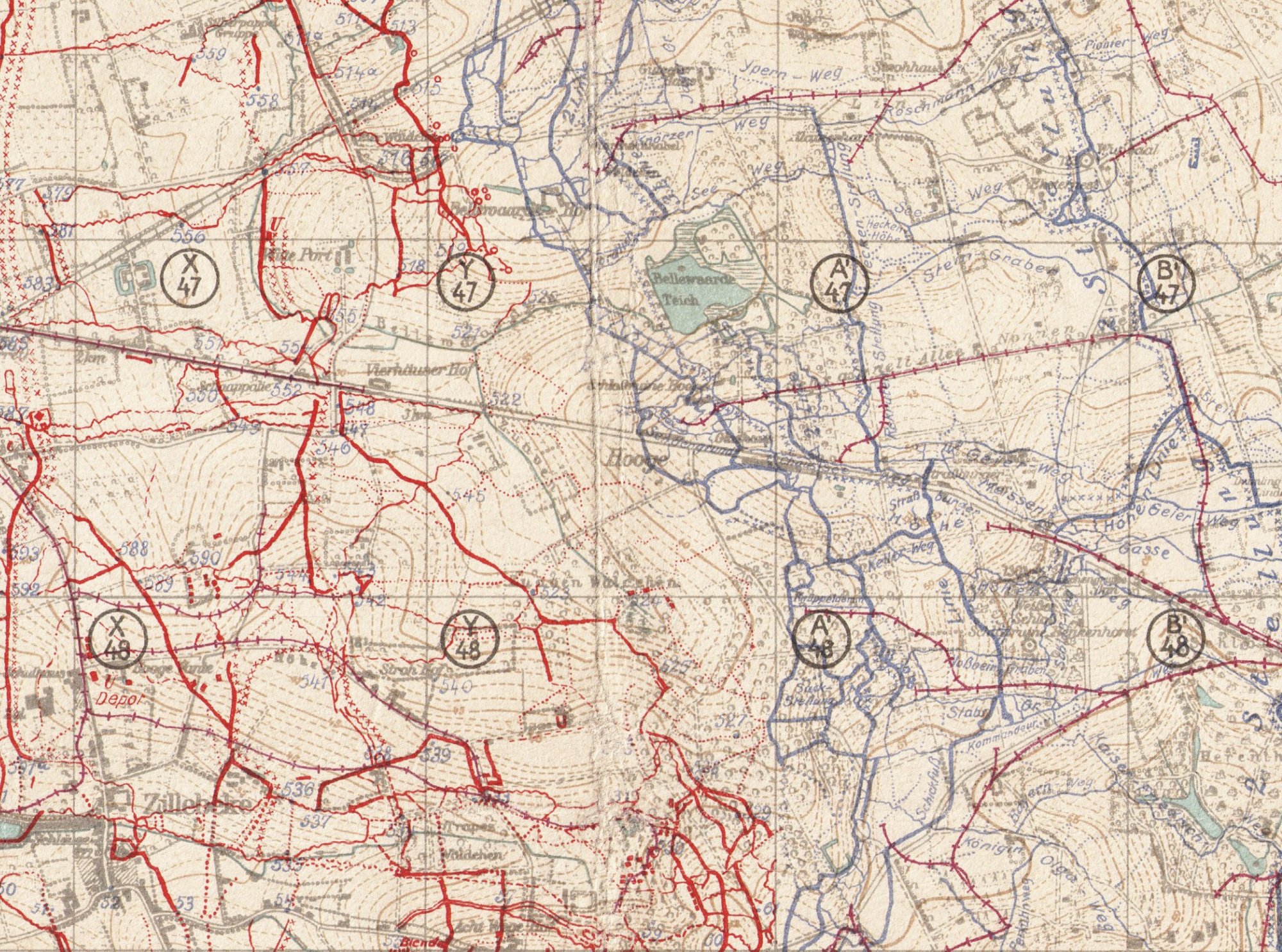 German trench maps around Shrewsbury Forest? - Maps - The Great War ...