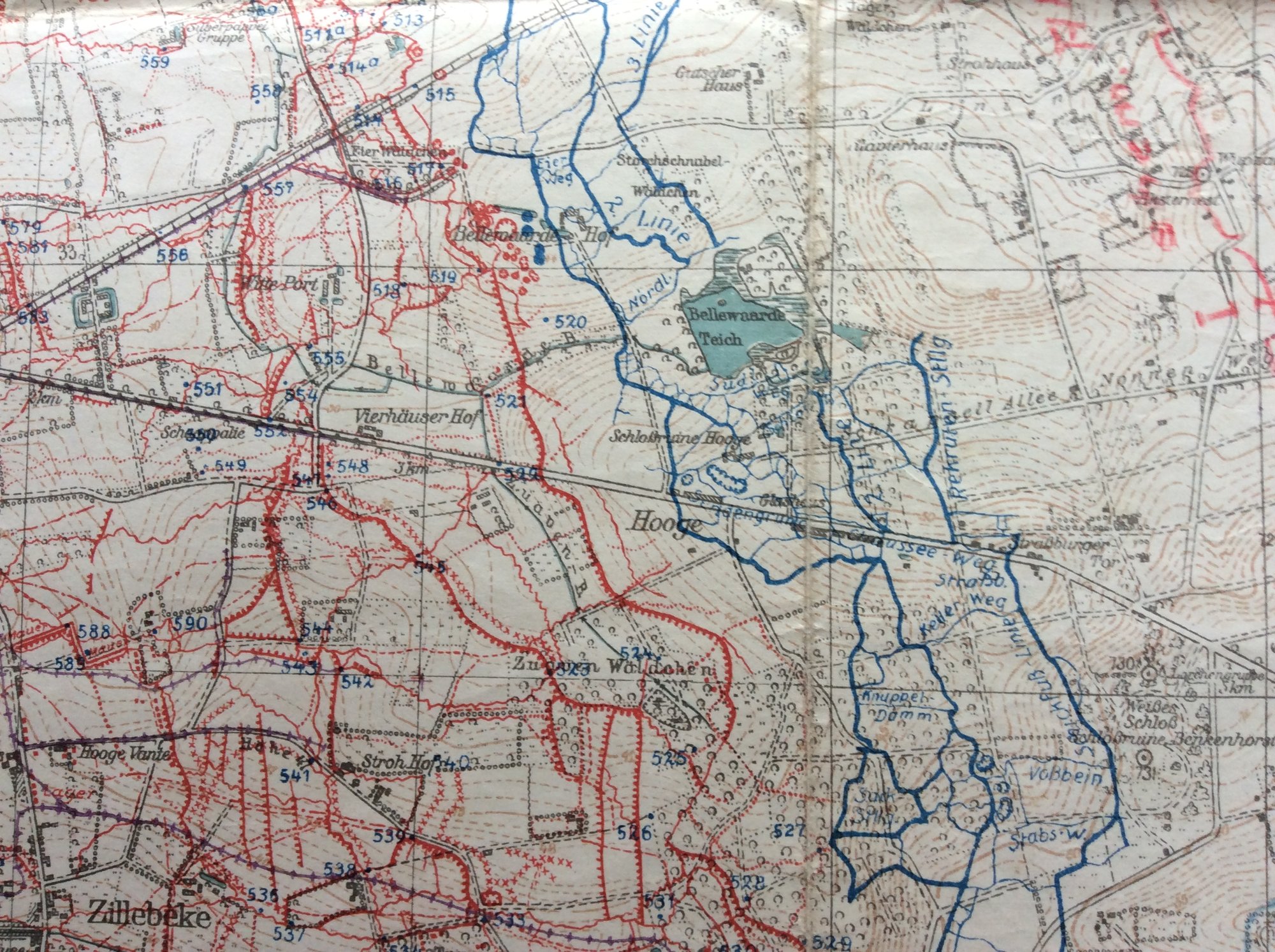 German trench maps around Shrewsbury Forest? - Maps - The Great War ...