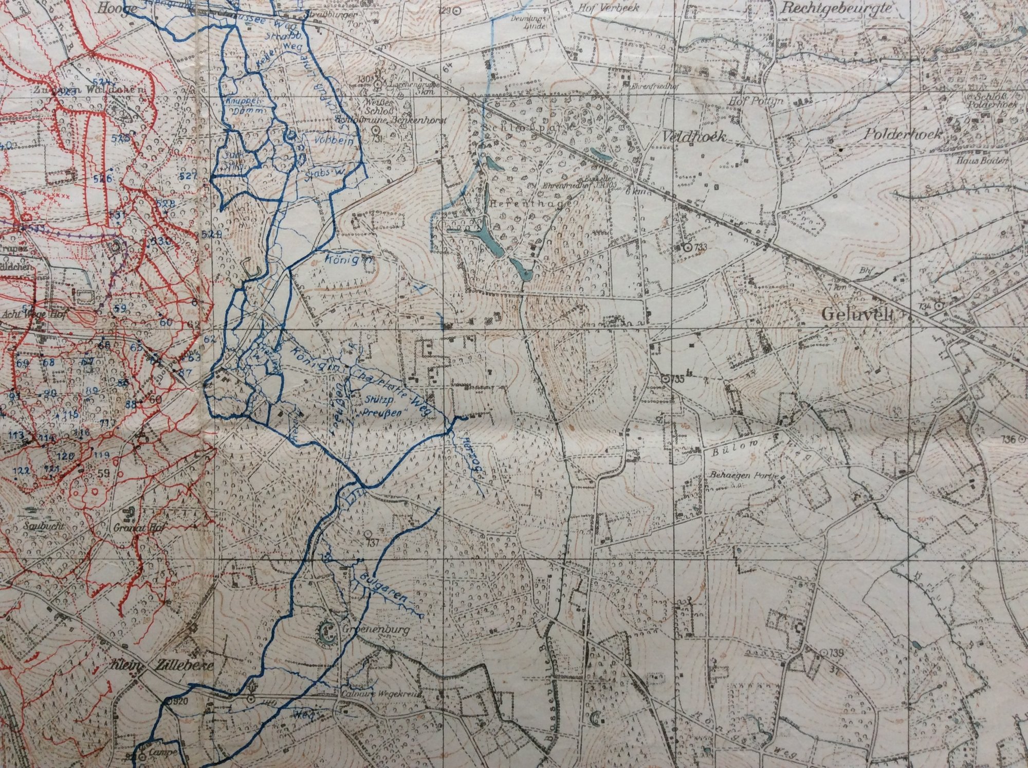 German trench maps around Shrewsbury Forest? - Maps - The Great War ...