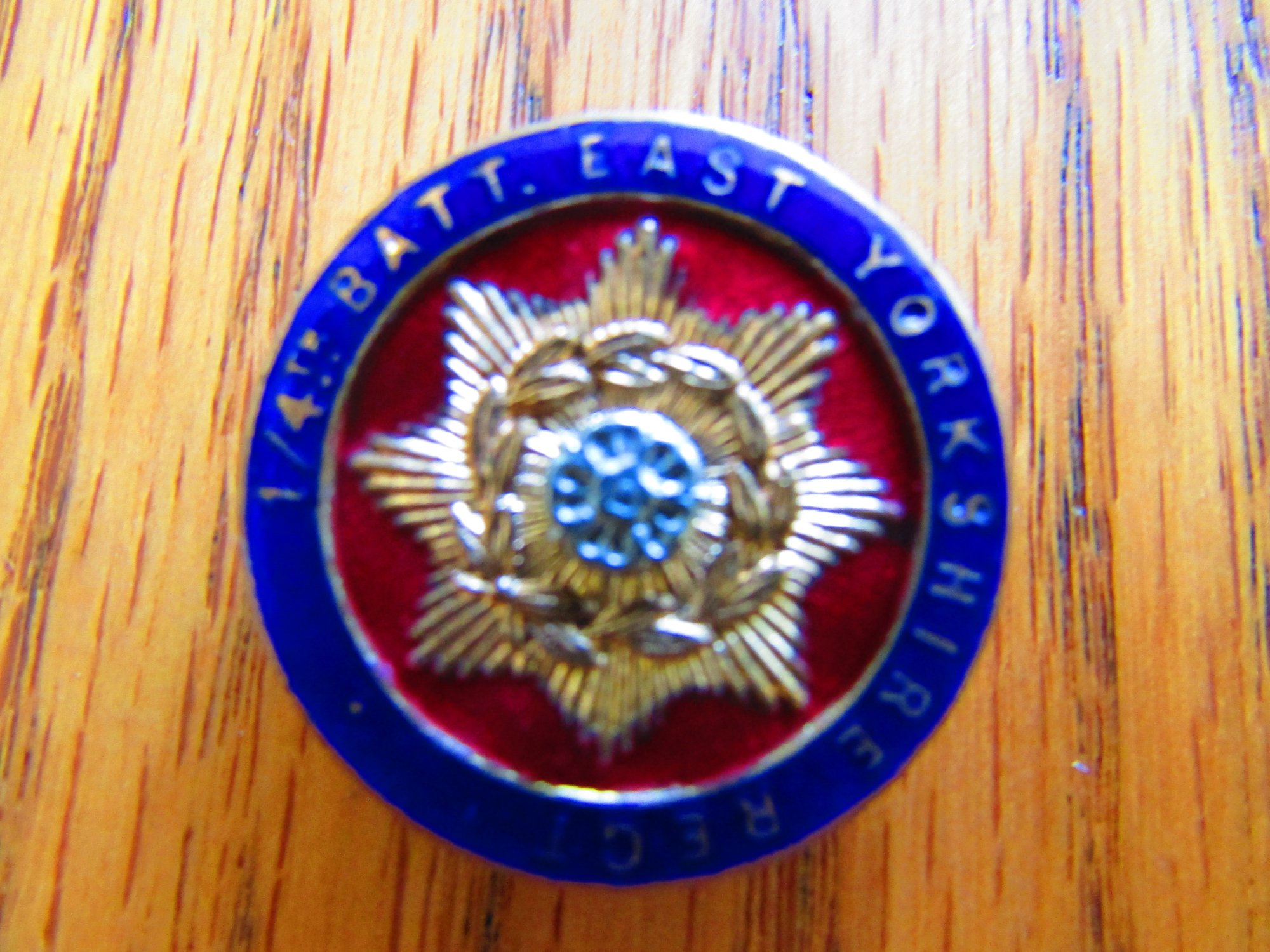 Is this really an “East Yorkshire Regt (TF) lapel badge”?? - Uniforms ...