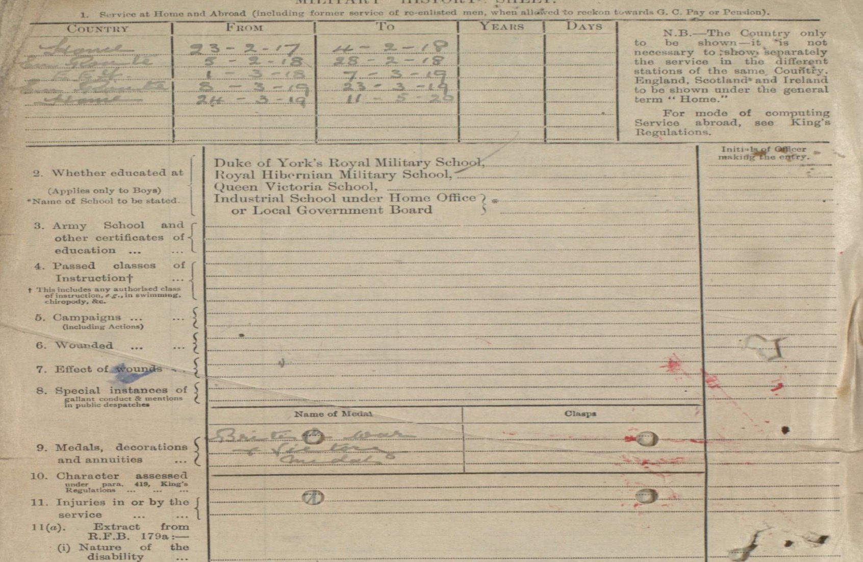 Can anyone help me understand WW1 Service Record - Page 2 - Air ...