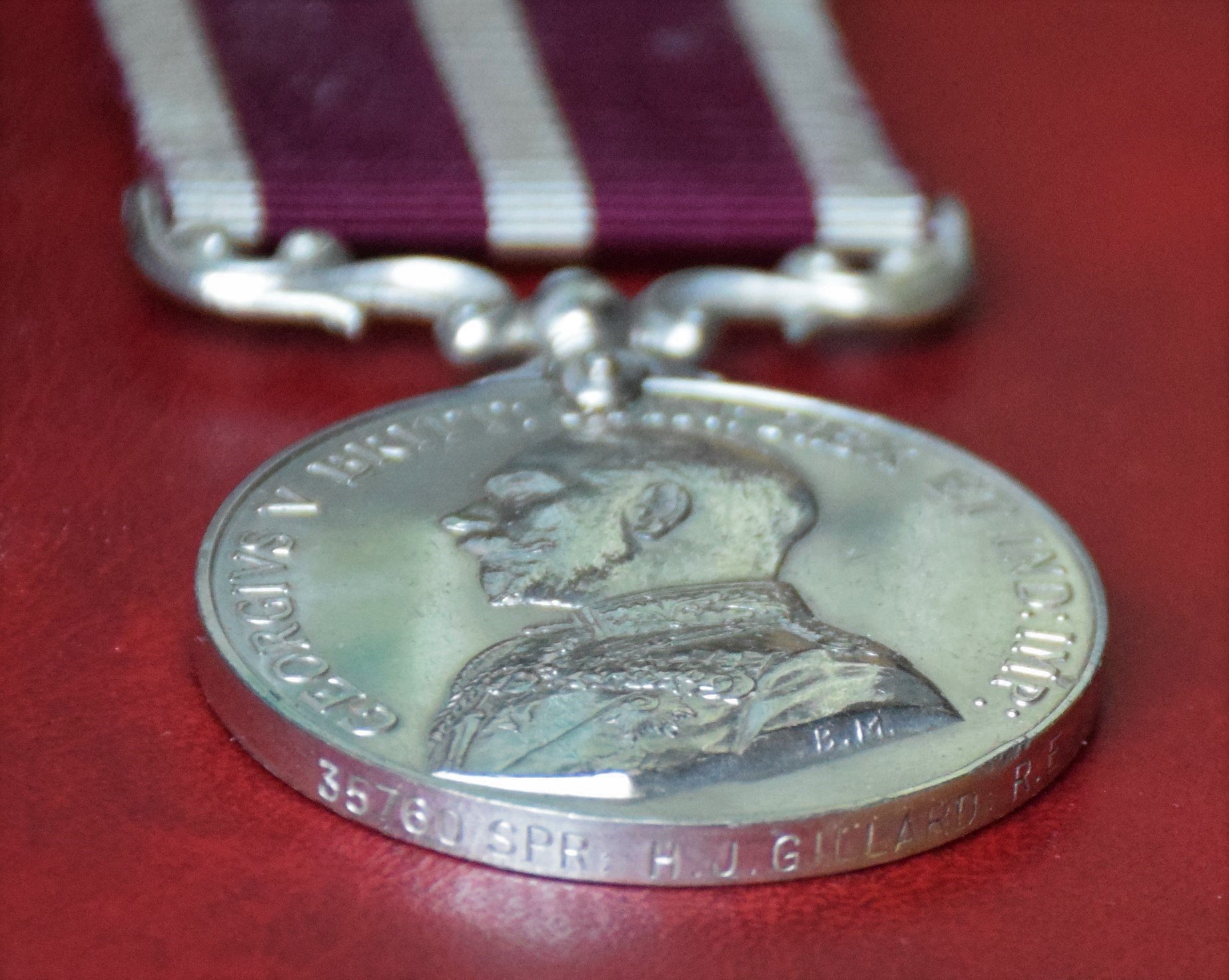 Sapper Henry Jesse Gillard MSM, 35760, 141 Army Troop Co., RE ...