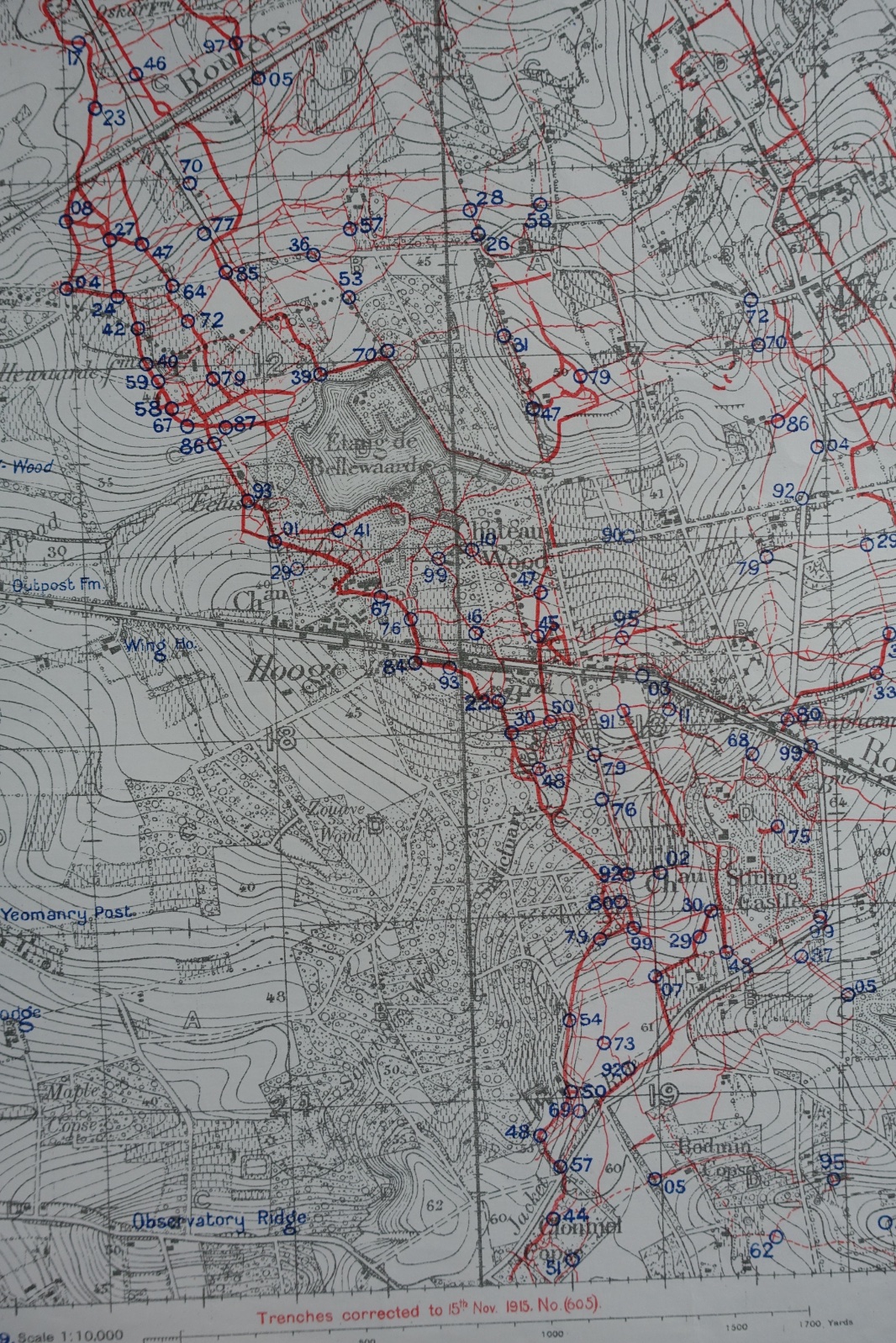 Trenches C1 & C3 HOOGE Ypres - The Western Front - The Great War (1914 ...